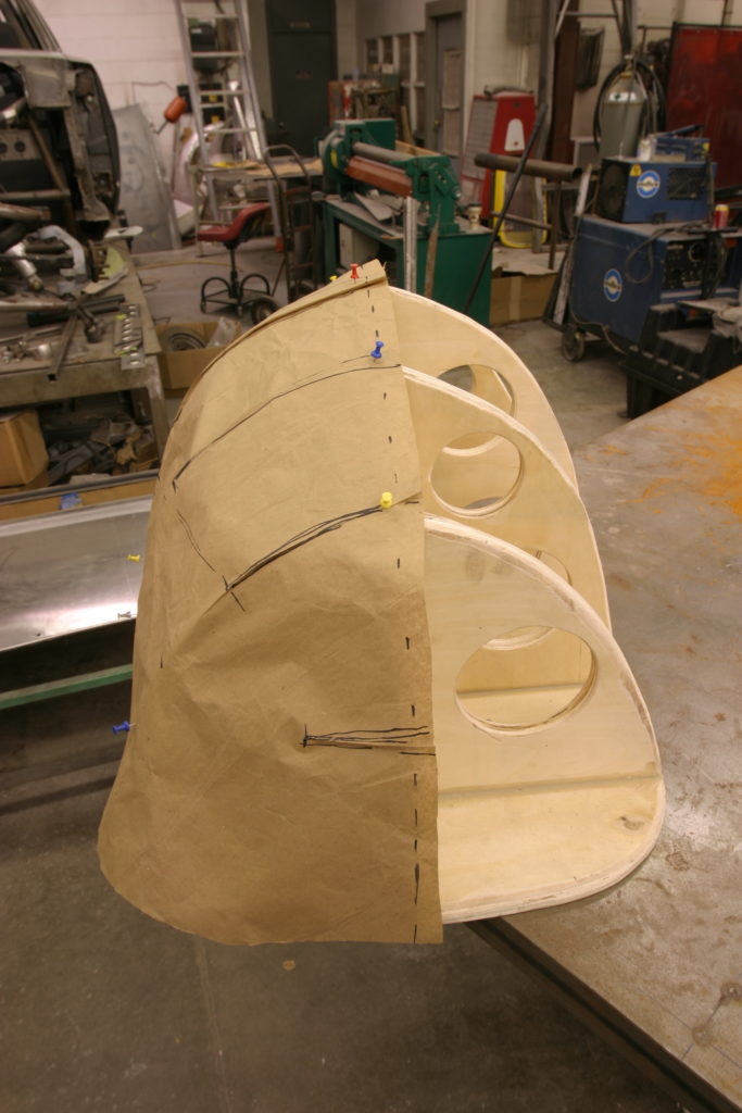 Building a track nose for a custom Ford roadster
