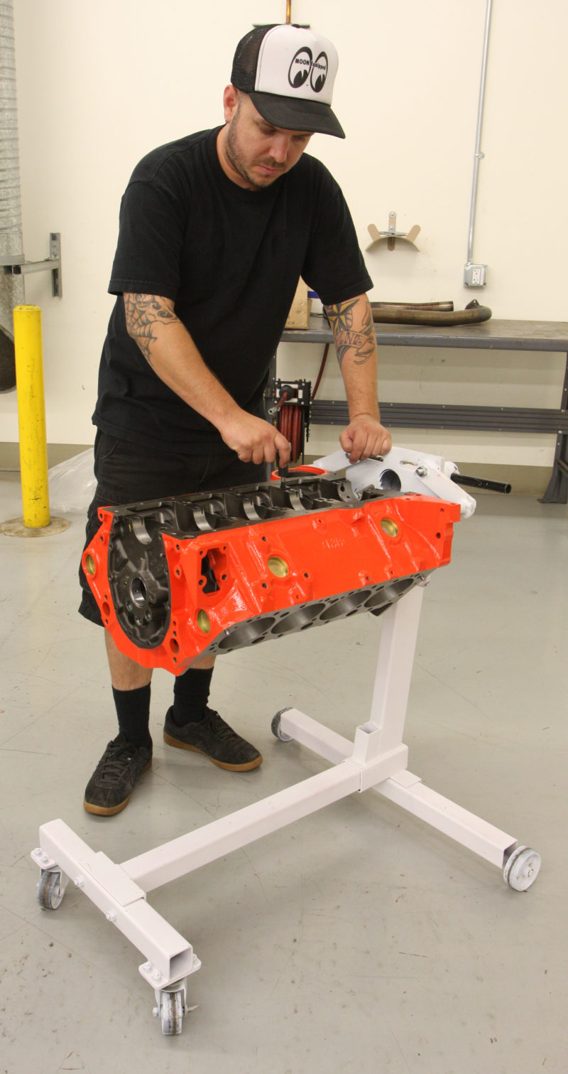 Bottom end basics for a blown small block Chevy engine build