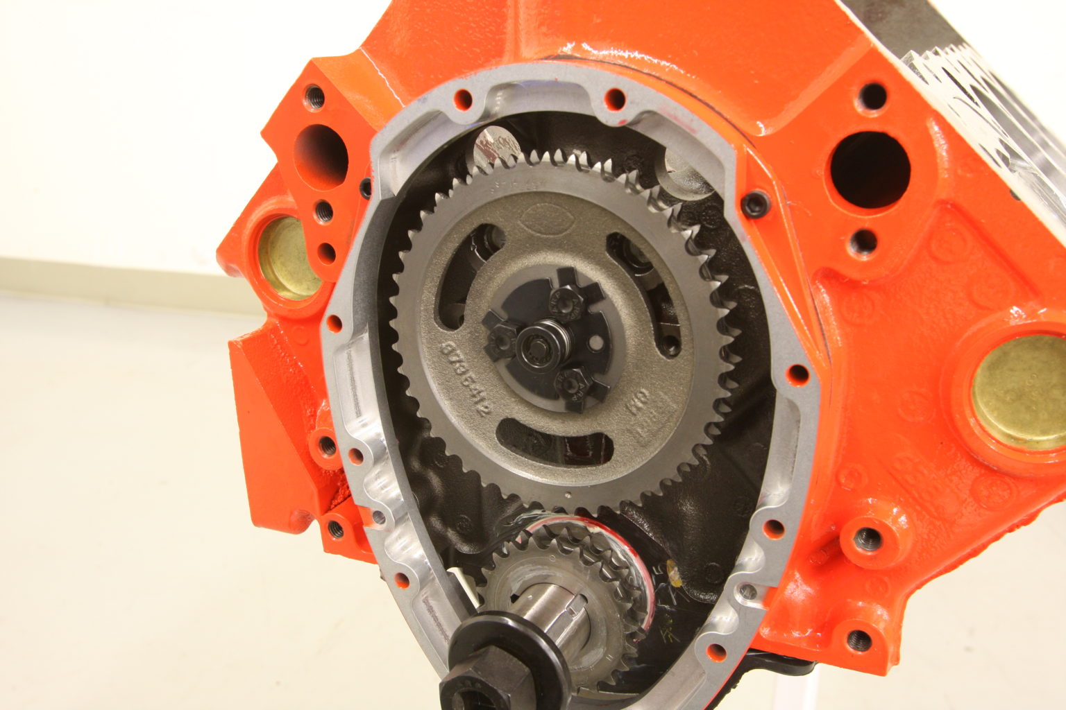 Installing the top end of our 383 blower build