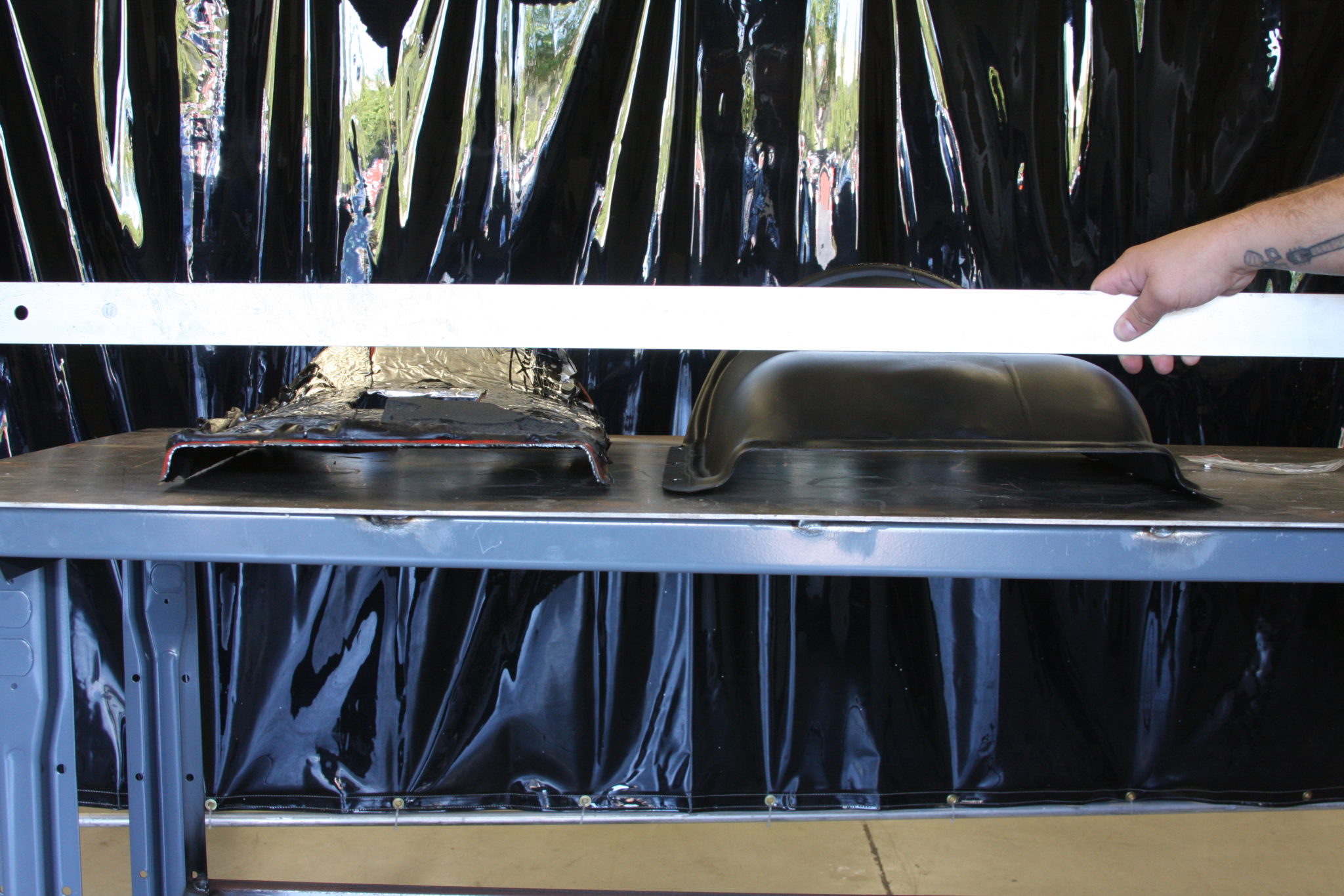 High hump pan to a low hump C10 floor